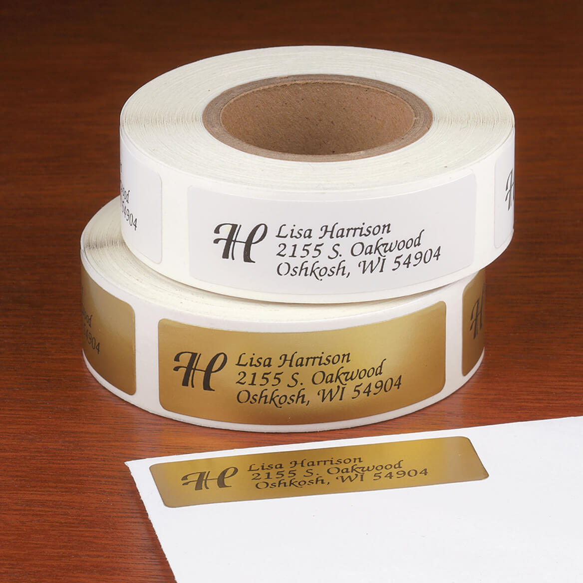 monogram-address-labels | Kimball Corner